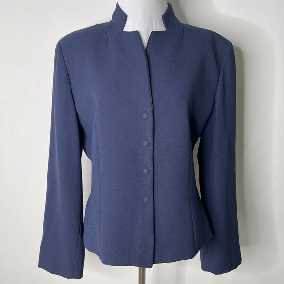 Armani Collezioni | Jackets & Coats | Armani Collezioni Womens Navy ...